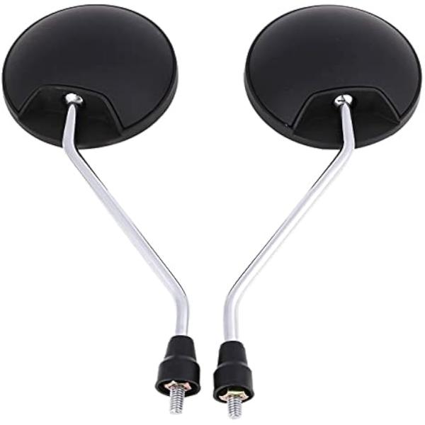 バリエーションコード : 2B4HC9VQW1・４色展開の汎用丸型バイクミラー２個セット(左右セット)・丸形ミラーを取り付けると愛車が一気に“おしゃれレトロ”に早変わり。直径約10cmで視界も広く良好です・ファッション性が高く、装着すること...