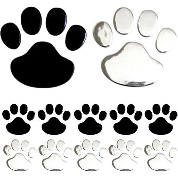 「肉球3Dシール12枚セット」肉球デザインの3Dステッカー12個セットです。3Dのため立体感がありちょっとした高級感が演出できます。複数枚貼っていただくと猫や犬が歩いた跡のようになり かわいくデコレーションすることができます。「車のキズ隠し...