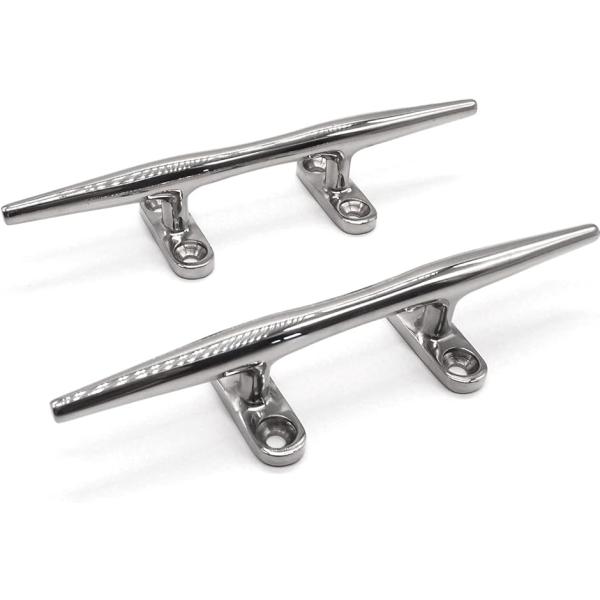 バリエーションコード : 2B4UP5TTOK・「概要」 ステンレス製のボートクリート 二つセットになります。4点留めのため、しっかりと固定できます。様々なボートやカヌー、カヤックなどに取り付け可能。船とドックを繋げてくれる需要や役割を果た...