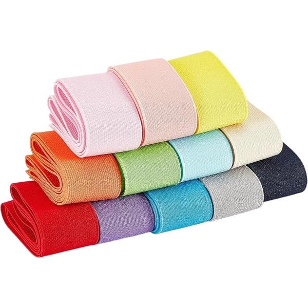 バリエーションコード : 2B4WLCJ1SQ・パッケージ?容：12色セット織ゴム；幅40mm、1m/色、全長で12mです。・鮮やかな色：12種色があり、鮮やかで退色しにくいです。より多くのところに応用できます。・高い品質：強い弾力織ゴムで...