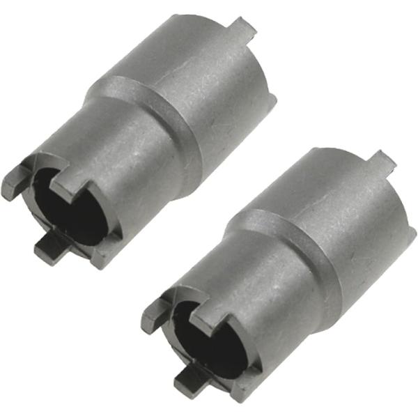 「2サイズ」内径24mmx外径30mmと、内径20mmx外径26mmの2種類のロックナットに対応したコンビタイプですので幅広く使用用途も広がります。愛車の型に合わせてご使用ください。「高品質素材」本製品のロックナットレンチは、高品質で耐久性...