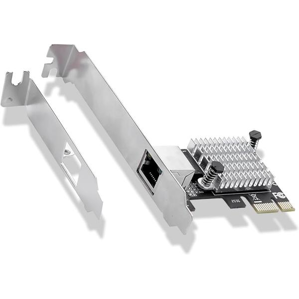 デスクトップパソコンを2.5Gbpsギガビット対応に簡単にアップグレードできるネットワークカードです。Realtek RTL8125Bチップセットを搭載した2.5GbEコントローラーを採用しています。RTL8125Bは、消費電力700mW以...