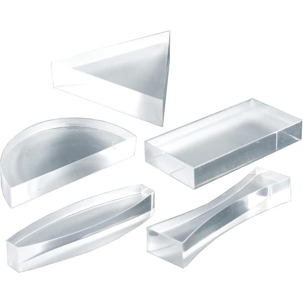 バリエーションコード : 2B2Y6WGFIN光路観察用レンズ、5種セット1個です。直進の光を当てると光の屈折の観察ができるプリズムです。理科の実験にぴったりです。5種類あるのでそれぞれどう光が屈折するか比べやすいです。実験を通し、光学理論...