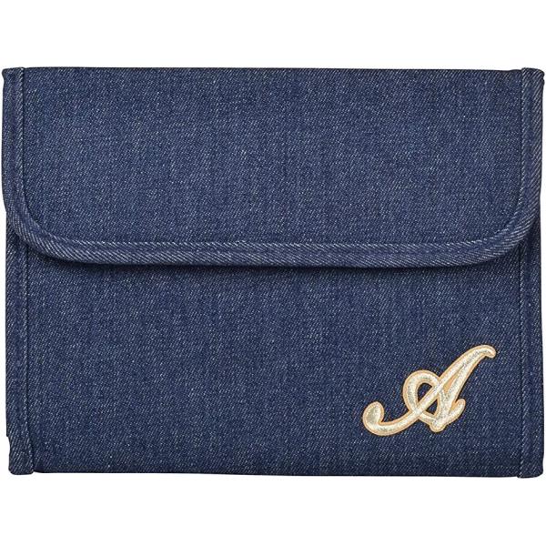 バリエーションコード : 2B65C4WDYI・デニム地にイニシャルがついた 母子手帳 マルチケース です。インディゴ、ストライプに２タイプよりご選択できます。・じゃばら式なので開けやすく、中身もがばっと引き出せるので収納も便利です。カード...