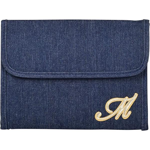 バリエーションコード : 2B65C4WDYI・デニム地にイニシャルがついた 母子手帳 マルチケース です。インディゴ、ストライプに２タイプよりご選択できます。・じゃばら式なので開けやすく、中身もがばっと引き出せるので収納も便利です。カード...