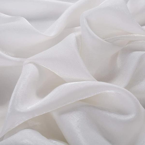 バリエーションコード : 2B4685SYNS・シルク 風 ポリエステルサテン 生地 です。カラー:ホワイト(白色)　長さ：約2mx幅1.5m＊切り分けた状態で個別に包装済み。手動計測の為長さに±数cmの誤差が有ります。重量：約280g(1...