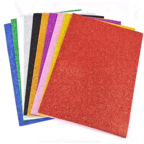 バリエーションコード : 2B9DIPTI1W「素敵な作品に」キラキラなラメが綺麗なグリッターシートです。素材は柔軟なEVA製ですので、曲げたり加工も簡単にできます。また、厚さも2mmありますので立体感のある作品に仕上がります。「カラフルな...