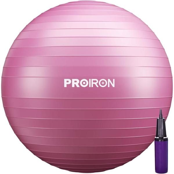 バリエーションコード : 2B8WLIN9LG・?［高品質素材］ PROIRONバランスボールは、高品質で厚い2mm PVCで作られています。3つのファッショナブルな色で利用できます。使いやすいハンドポンプも含まれています。・?「SGSによ...