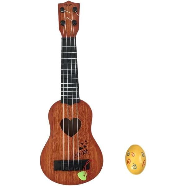 バリエーションコード : 2B6JFPS5LR・音楽を楽しみたい。楽器に触れさせてあげたい。ちょっとやってみたいな。そんな方にぴったりな小さめサイズのウクレレとエッグシェイカーのセットです。・ウクレレ本体はプラスチック製で軽くて壊れにくく、...