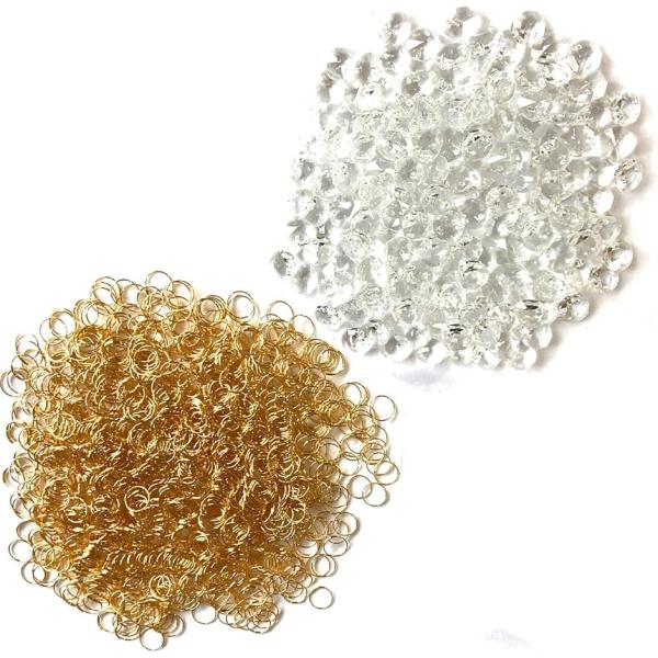 バリエーションコード : 2B6L13KOP2二つ穴クリスタルビーズは、ハンドメイドのサンキャッチャーや壁掛け、シャンデリアの製作に使われる存在感のあるサイズのクリスタルビーズです。のれん作りやディスプレイ用の装飾としても活用でき、お部屋の...