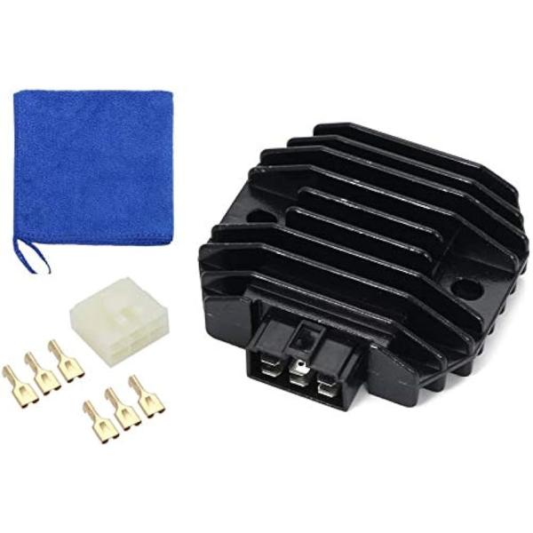 ・信頼できるメーカーからしっかり検品されたものを入荷しております。さらに、安心してご購入頂けるようメーカー検品、仕入後検品の計２回の検品を行っております。・「純正品にはない熱対策仕様」 当商品は汎用レギューレーターですが、過熱保護機能があり...