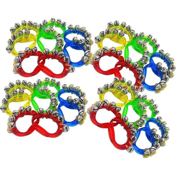 バリエーションコード : 2B6RY5DCJ0・1つに10個のベルがついたハンドベルx32個入り。カラーは青・緑・黄色・赤の4色が各8個、合計32個入り。・持ち手幅10cm 高さ8cm 大人から幼児まで使用できる大きさです。・お子様の園での...