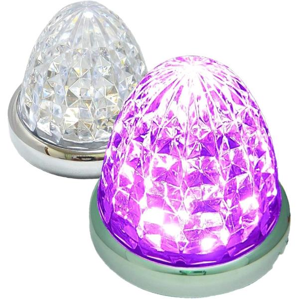 バリエーションコード : 2B8DTY5XX9・24V専用 16LED 8面クリスタルカット仕様 トラック用サイドマーカー・セット内容： マーカーランプx2個 (2個セット）・LED素子数： 16LED・適合電圧： 24V　電流： 0.4A...