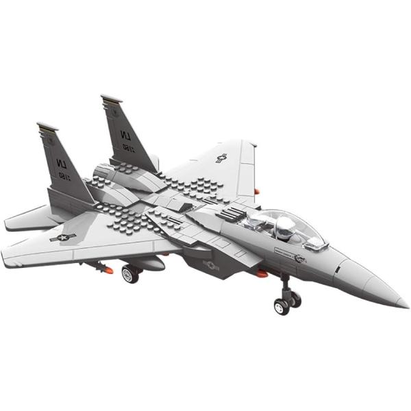 ・F-15戦闘機プラモデル模型です。第４世代ジェット戦闘機に分類される、エフ１５飛行機プラモデルです、組立プラモデルですので、お時間をかけてゆっくり組立ていただけます。・イーグル戦闘機プラモデルは、各ブロックパーツに分けられじっくりと組み立...