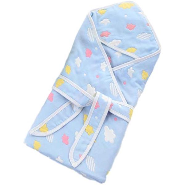 バリエーションコード : 2B816CNCCGガーゼ素材のベビー用フード付きおくるみですおくるみの他にも、バスタオルやブランケットとしてご使用いただけます＊6層の綿素材で、柔らかく吸水性や保温性・通気性に富み、敏感な赤ちゃんのお肌にも優しい...