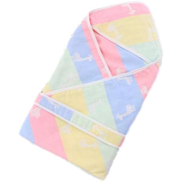 バリエーションコード : 2B816CNCCGガーゼ素材のベビー用フード付きおくるみですおくるみの他にも、バスタオルやブランケットとしてご使用いただけます＊6層の綿素材で、柔らかく吸水性や保温性・通気性に富み、敏感な赤ちゃんのお肌にも優しい...