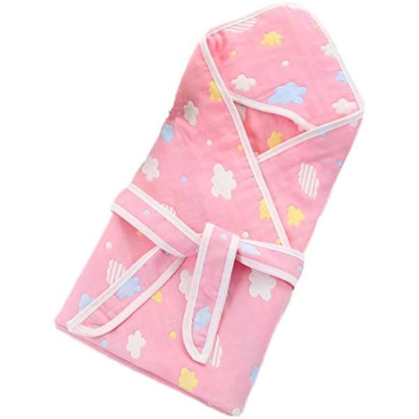 バリエーションコード : 2B816CNCCGガーゼ素材のベビー用フード付きおくるみですおくるみの他にも、バスタオルやブランケットとしてご使用いただけます＊6層の綿素材で、柔らかく吸水性や保温性・通気性に富み、敏感な赤ちゃんのお肌にも優しい...