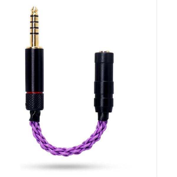 バリエーションコード : 2B4XNF9V68・3.5mm 3極（ステレオ）プラグから4.4mm 5極（バランス）への変換ケーブルです。・8芯Braid（編み）構造を採用、柔らかくて、高品質の材料で耐久性も一層強くなります。・銀メッキを施し...