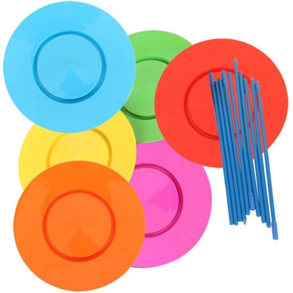 ・皿まわしとスティックの6枚セット＊あの曲芸を簡単に披露できてしまう。・お気軽に「芸」を披露することのできる道具の1つです。秘密はお皿の中央が窪んでいるのでそこにスティックを添えれば誰でも簡単に回すことが出来ます＊・ハンドスティックはプラス...