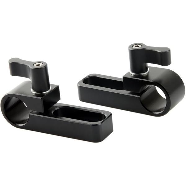 「15mmロッドを接続可能」15mmロッドクランプです。15mmロッドを接続可能です。「優れた機能」この15mmロッドクランプの優れた機能の1つとして、ビデオリグなどの動画機材では一般的な15mm規格のロッドに装着できます。その汎用性により...