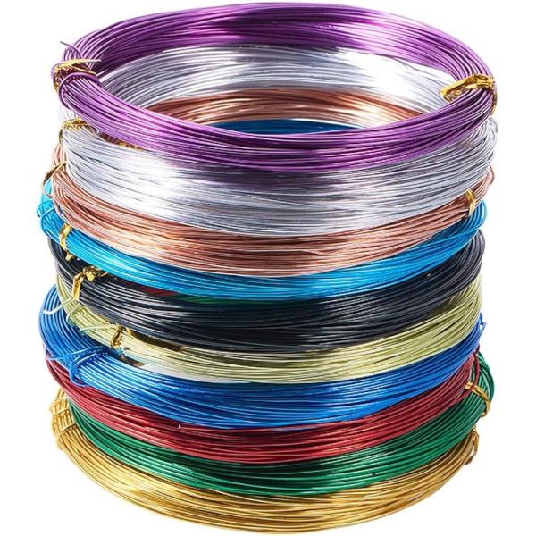 バリエーションコード : 2BFX1LSI0A・サイズ：約0.8mm直径、約20m/巻き、10巻きセット。・ハンドメイドアクセサリー・ワイヤークラフトで大活躍のジュエリーワイヤー。ピアス・ブレスレット・ネックレスに最適です。・アクセサリーパ...