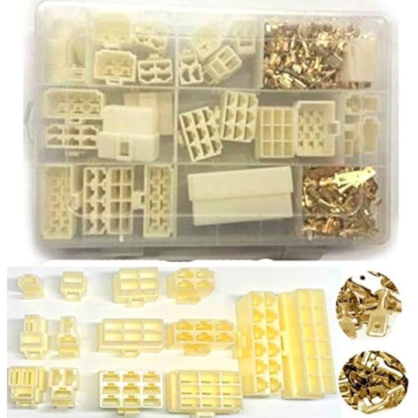 バリエーションコード : 2B8ODKFQYYバイク旧車の配線加工、レストア用のコネクターセットです。（6.3ｍｍ）1極 2極 3極 4極 6極 8極 9極 12極ピン各サイズ共オスメスセットとなっています。「適合車種」CBX1000/Z1...