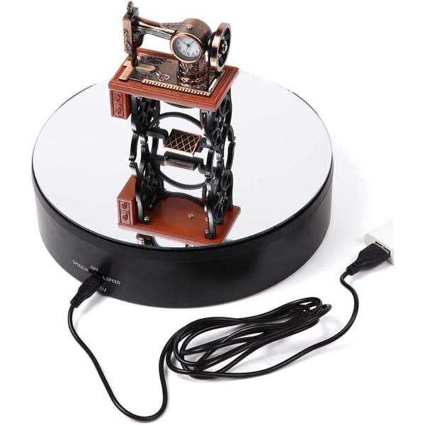 バリエーションコード : 2B8NQIRDQC・4kgの重量もOK 20cm径 電池とUSBの2パターン給電 360度 ミラー ターンテーブル 回転台 電動ターンテーブル フィギュア/撮影用 低消費電力 となります。・電動ターンテーブルは、...