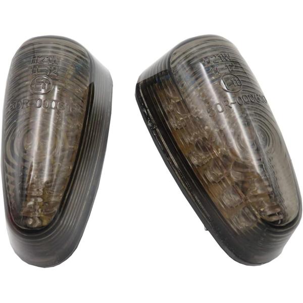 バリエーションコード : 2B8OU60Q8C・バイク 汎用 カウル貼り付け エアロ LEDウインカー 2個セット 両面テープ付き・サイズ 縦65x横32x厚さ25mm 配線長：25cm・すっきりとしたエアロルックスで愛車がスタイリッシュに...