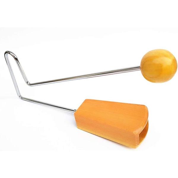 ・vナチュラルウッドのビブラスラップ。ボールを叩くと誰もが聞いたことのある「カ〜〜ッ」という乾いた音を奏でます。・v「サイズ」長さ33cm 高さ16cm 「素材」木 金属 「重量」約400g・v演奏にあたってはL字形の底部を片手で持ち、おも...