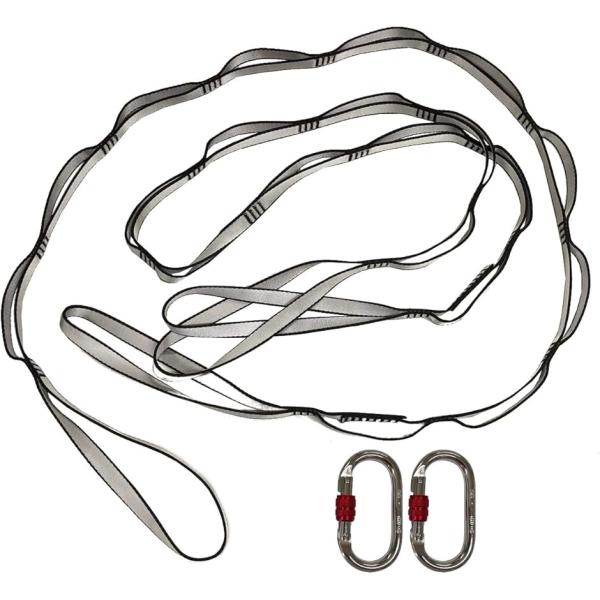 バリエーションコード : 2B82V36Q29GiGant (ギグアント) エアリアルヨガハンモック専用の 吊り下げ用のスリ ング（ベルト）です。デイジーチェーンストラップベルト＋カラビナ2Pとのセットです。天井高さに応じて ハンモック高さ...