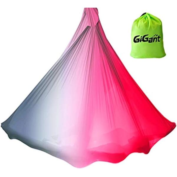 バリエーションコード : 2B82SO24VGGiGant 国内 エアリアルヨガ用ハンモック。ハンモックのみ欲しい方、追加でカラー違いがほしい方のご要望にお答えして待望の単体ハンモック。サイズ：約5ｍx幅約2.8ｍ 素材：ナイロン内容：本体...