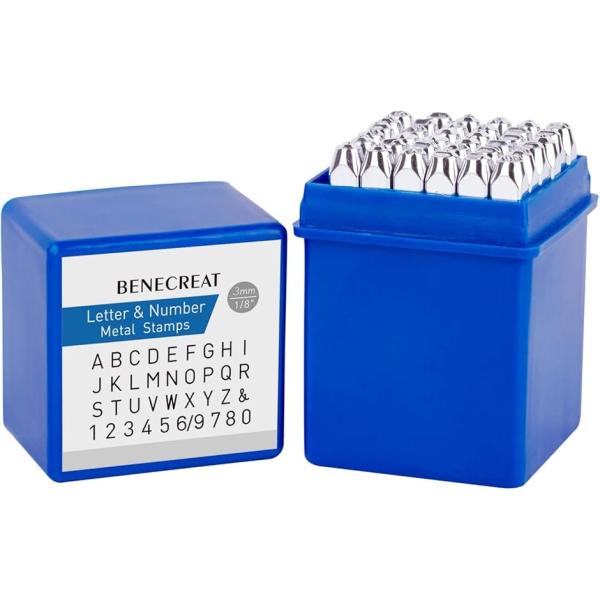 バリエーションコード : 2B8N6LCGY0・パッケージ内容：1セット36本アルファベットとアラビア数字刻印；サイズ：長さ：約5.9cm；幅約：0.5cm；刻印：3mm・高品質の素材：電鋳硬質炭素鋼の材料で作られ、質感が優れています。普通...