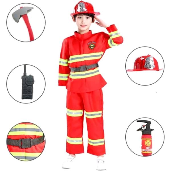 バリエーションコード : 2B8SX0TJDN勇敢な消防士はキッズの憧れ。一度は着てみたいその制服。カッコいい消防隊員になりきれる小道具のついたセットです。ヘルメット・消火器・トラン シーバー・レスキューハンマーがセットになった充実の内容に...
