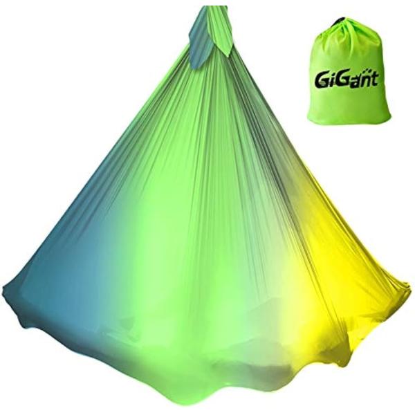 バリエーションコード : 2B82SO24VGGiGant 国内品 エアリアルヨガ用ハンモック。ハンモックのみ欲しい方、追加でカラー違いがほしい方のご要望にお答えして待望の単体ハンモック。サイズ：約5ｍx幅約2.8ｍ素材：ナイロン内容：本体...