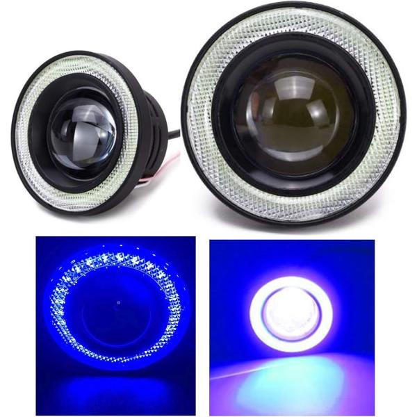 バリエーションコード : 2B8S08FJI0・ユニークで広範囲に光を照らすスポットライトとその周りを囲むイカリング設計。フォグランプと同時にデイライト機能とウインカーとして利用可能。汎用品で様々な車種に適合し、トラックやオートバイ(バイク...