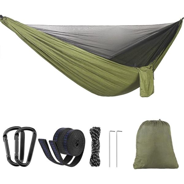 ・「最新モデルの蚊帳付きハンモック」蚊帳とハンモックが一体式で、ハンモックを展開する際に蚊帳も自動的に展開し、簡単に取付ます。付属の蚊帳ロープを使用すると、ライタンを吊れ可能です。お客様の改良意見によって、ベルトのループが6つになります。日...