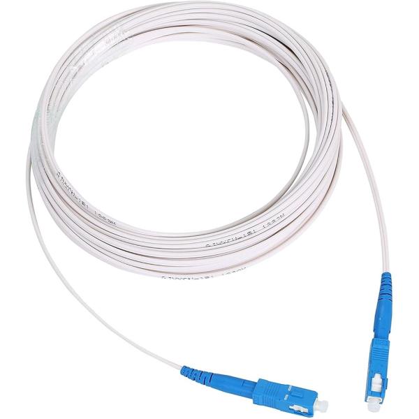 バリエーションコード : 2B8CVQ3V12「あと少しを実現」光コンセントやモデムの位置が遠くてネットに繋げられない。無線ルータが遠すぎて電波が弱い。そんなお悩みを解決する光ファイバーケーブルSCコネクタ?15mです。「使い方は簡単」光コ...