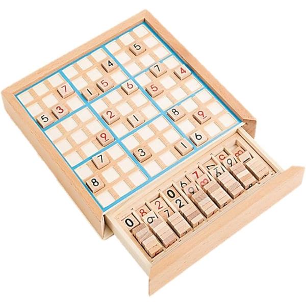 ・おなじみの人気の数独が木製ボードゲームとして登場です。お子様の情操教育、知育玩具として最適です。もちろん大人の脳トレとしてもピッタリ。・数字の駒を収納する引き出しが本体に付いているのでお片付けも楽々。駒紛失の心配も少なくなります。スペアー...