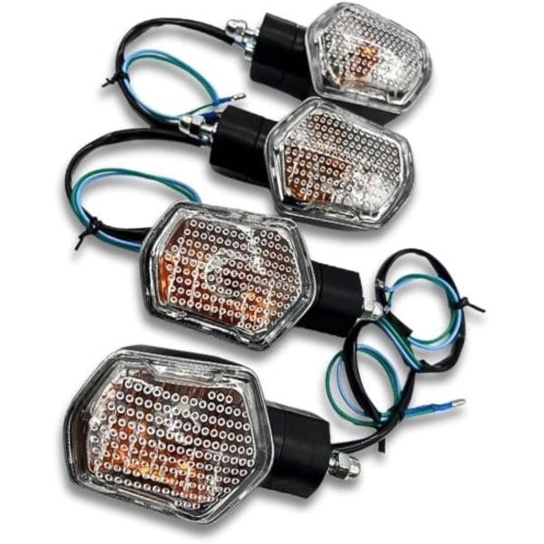 バリエーションコード : 2B904FNKY2「商品概要」このウインカーセットは、ズーマーX や MSX125 を含む様々なバイクに対応する社外品です ズーマーXの純正ウインカーと同様の形状を持ち、クリアなレンズと高品質ABS素材のボディで...