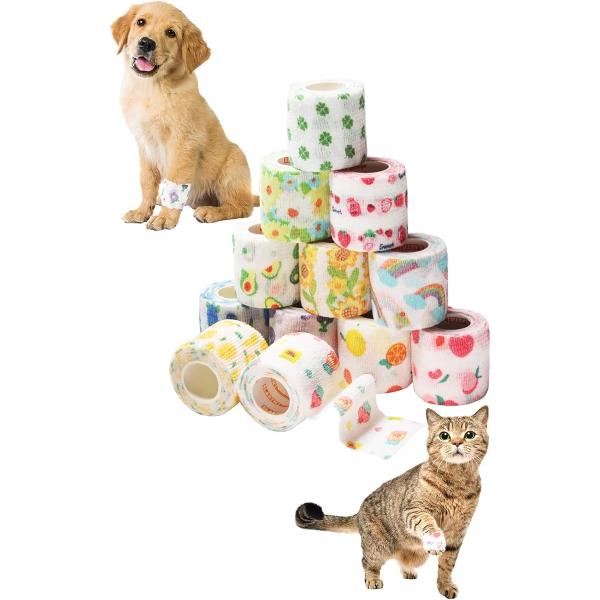 バリエーションコード : 2BJ0PN2T18「自着性伸縮包帯「ペットフレックス」12個組」 ちょっとした傷の保護やテーピングに便利な弾力のあるテープ。2.2倍もの伸縮性でズレたり締め付けたりせずにピッタリ巻けます。粘着性があるので留め具が...