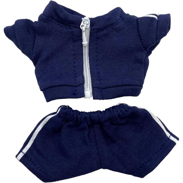 バリエーションコード : 2B91OS5V4Hぬいぐるみ用のジャージ上下セットです。「 適用サイズ 」約10cm・約15cm・20cm綿人形「 セット内容 」ジャージ上下　＊靴は付いてません。人形本体は含まれません。またセット内容以外のもの...