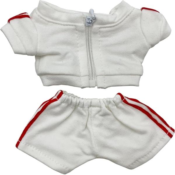 バリエーションコード : 2B91OS5V4Hぬいぐるみ用のジャージ上下セットです。「 適用サイズ 」約10cm・約15cm・20cm綿人形「 セット内容 」ジャージ上下　＊靴は付いてません。人形本体は含まれません。またセット内容以外のもの...