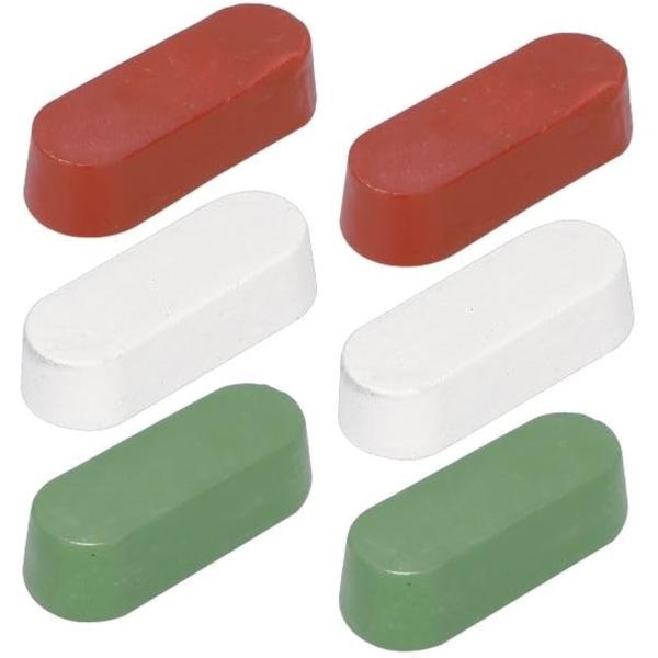 バリエーションコード : 2B9DHRI96Gコンパウンド金属磨き研磨剤(青棒・白棒・赤棒)の3種類セットです。サイズは各30gです。各種1個入りor2個入りからお選びいただけます。バフを使って車やバイクのアルミホイール、包丁、ナイフ、ステ...