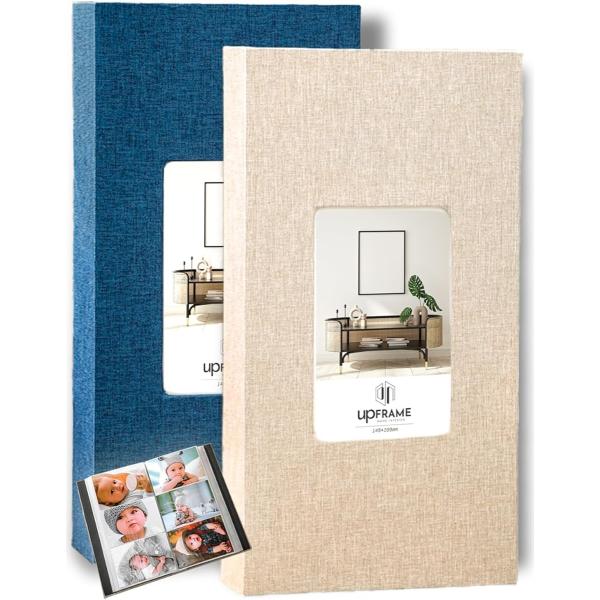 バリエーションコード : 2BUY1OX466インテリアに馴染むポケットアルバム。本のように棚に格納しやすいサイズ感、シンプルデザインのおしゃれな写真アルバムです。3段仕様で300枚入る大容量アルバム。写真整理・保管に。・外寸 : タテ33...