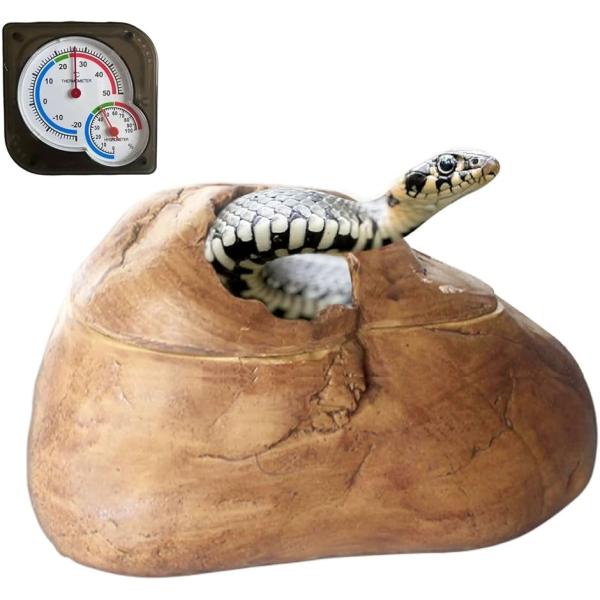 バリエーションコード : 2B9FI3L3C0蛇 ヘビ シェルター:蛇の健康と快適さを追求した、へびのための安心して隠れることができるシェルター（家）です。ヘビが落ちく理想的なサイズ・形状・材質を厳選。初心者にもおすすめなヘビの隠れ家です。...