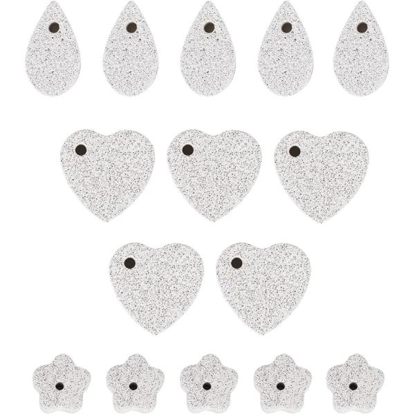 「ハムスターのおもちゃ」ハムスターやチンチラなどの小動物が噛んで遊べる噛み石のセットです。この歯砥石は噛み応えがあり、良い運動になります。噛むことでストレスを発散し、歯の健康も保てます。「かわいい形」花・雫・ハートのかわいい形のセットです。...