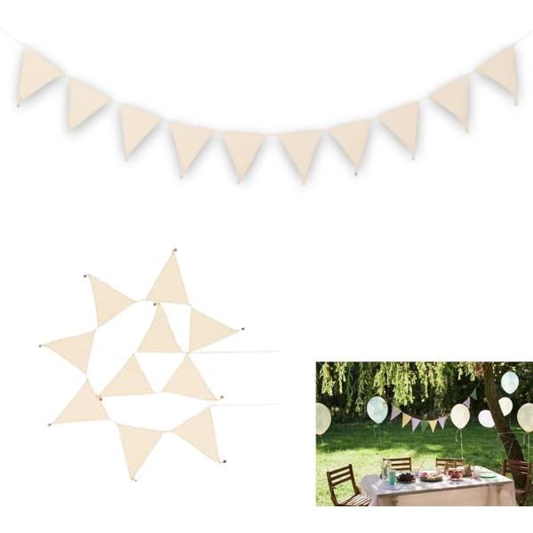 「日常からイベントまで」この布製フラッグガーランドは、お誕生日やパーティーの飾り付けに限らず、子供部屋のインテリアやアウトドアでのテント装飾など、様々な場面で活躍します。紙製のガーランドとは異なる、独特の雰囲気を演出できるため、日常生活から...