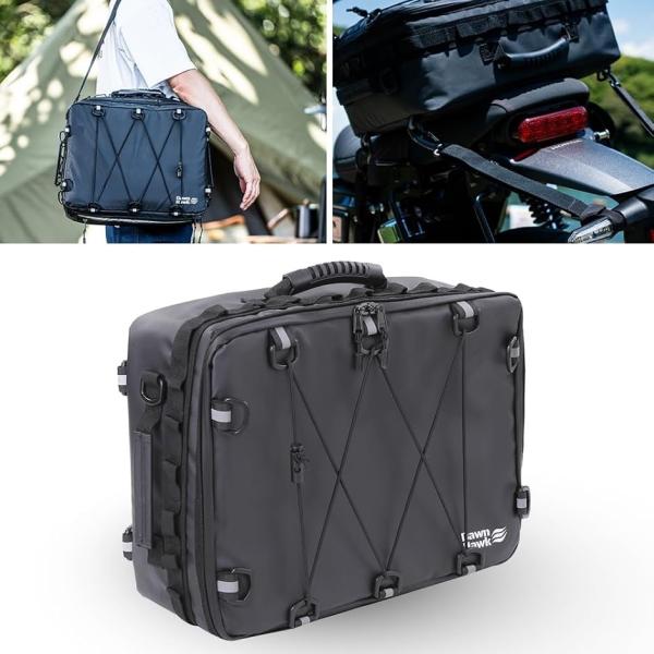 ソロキャンプに最適な容量13Lのソフトクーラーバッグです。このクーラーバッグはバイクに積載しやすい設計で、キャンプ場まで移動するのにも便利です。350ml缶を縦に20本収納できる大容量で、合わせて保冷剤もついて収納可能です。「抜群の保冷力」...