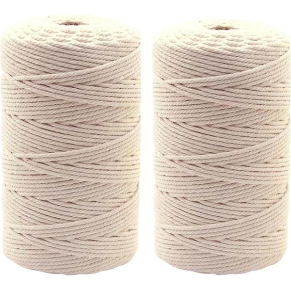 バリエーションコード : 2B95HFG58I「手触り」柔らかな天然コットン100%で、あなたの手作り作品に温もりと優しさを与えてくれます。そして、このマクラメロープは、触れるたびに自然のぬくもりを感じさせます。「手作りの楽しさ」あなたのク...
