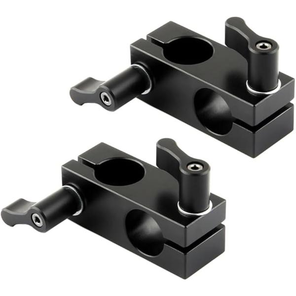 「優れた機能」 この15mmロッドクランプの優れた機能の1つとして、ビデオリグなどの動画機材では一般的な15mm規格のロッドに装着できます。その汎用性により、たくさんの機材と簡単に組み合わせることができ、ほとんどあらゆる撮影に利用できます。...